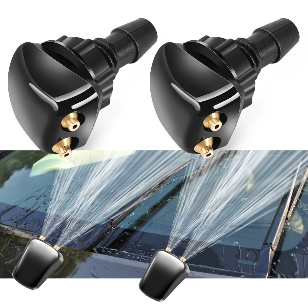 2-X-Car-Water-Spray-Jet-Nozzle-For-Chevrolet-Volt-Malibu-Camaro-Cobalt ...