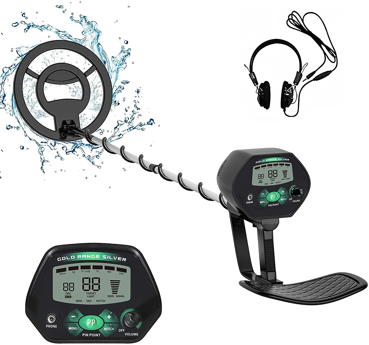 Ship from Russia Ukraine Metal Detector MD 4080 MD 4090 Gold Detectors ...