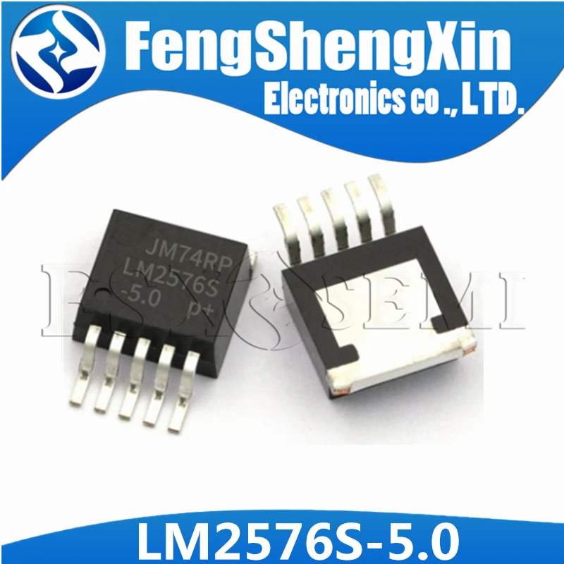 10pcs/lot LM2576S 5.0 TO 263 6 LM2576S 5V SIMPLE SWITCHER 3A Step Down Voltage Regulator LM2576 ...