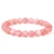 Fashion Natural Stone Pink Angelite Beads Bracelet 8mm Sunstone Beaded ...