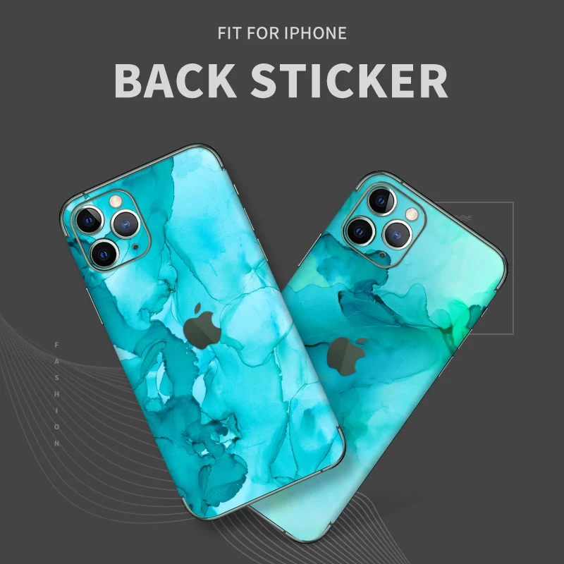 Water-bubble-pattern-mobile-phone-skin-simple-back-sticker-3M ...