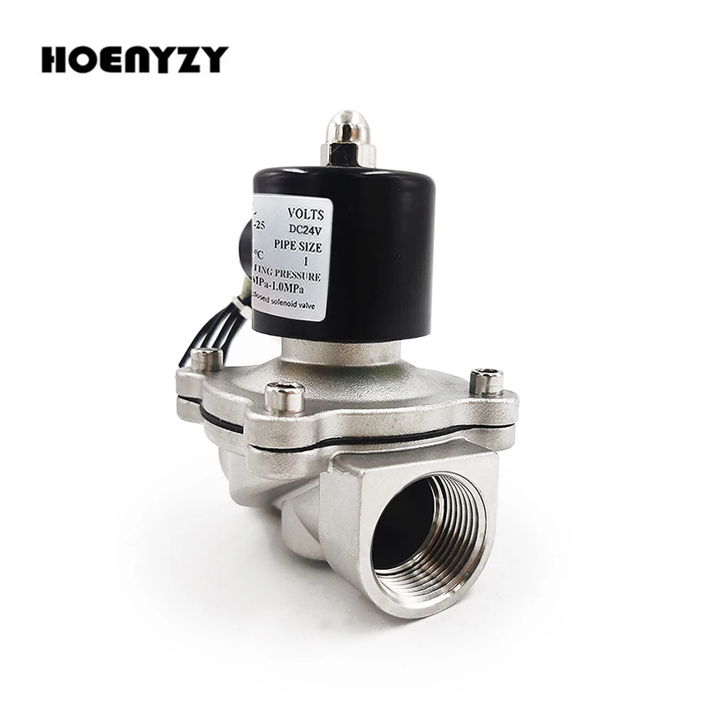 1/2" 3/4" 1" DN15 DN20 DN25 Stainless steel SS 304 Electric Solenoid ...