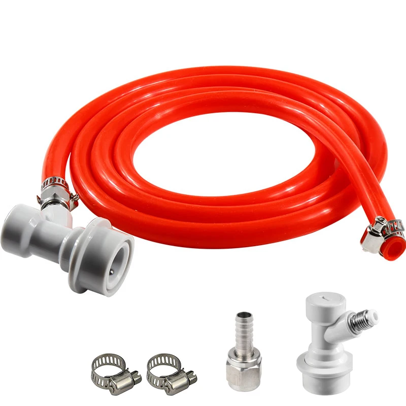 Beer Gas Line Assembly With 5/16" Ball Lock, MFL Liquid Disconnect With ...