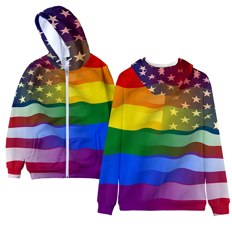 LGBT Pride Printed Hooded Jacket (Various Designs) - Queerks™