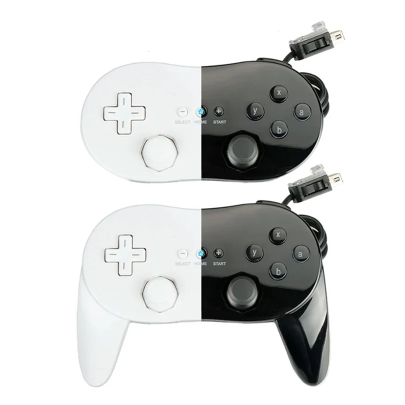 Mando de juego clásico ABS con cable para Nintendo Wii, mando a ...