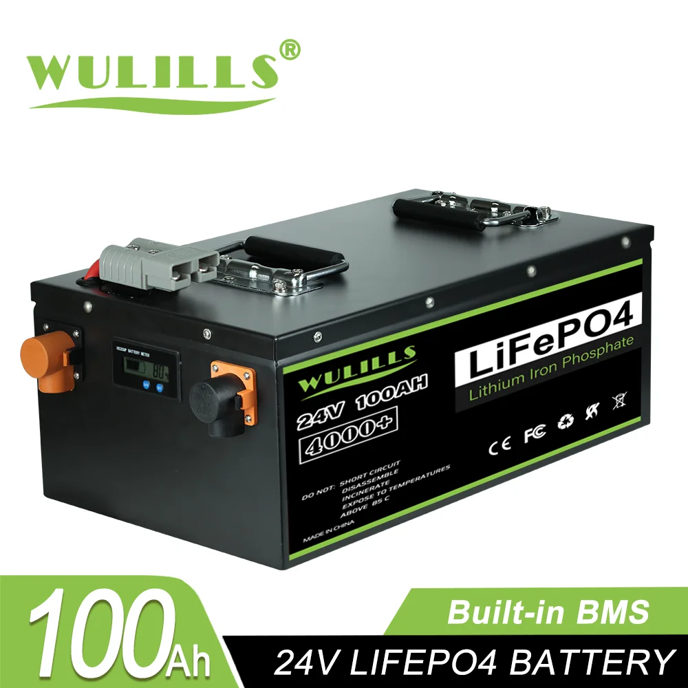 24v 100ah Lifepo4 Battery Pack Bulit-in Bms Lithium Ion Battery Pack ...