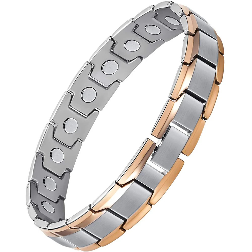 Elegant Titanium Magnetic Therapy Bracelet for Arthritis Pain Relief ...