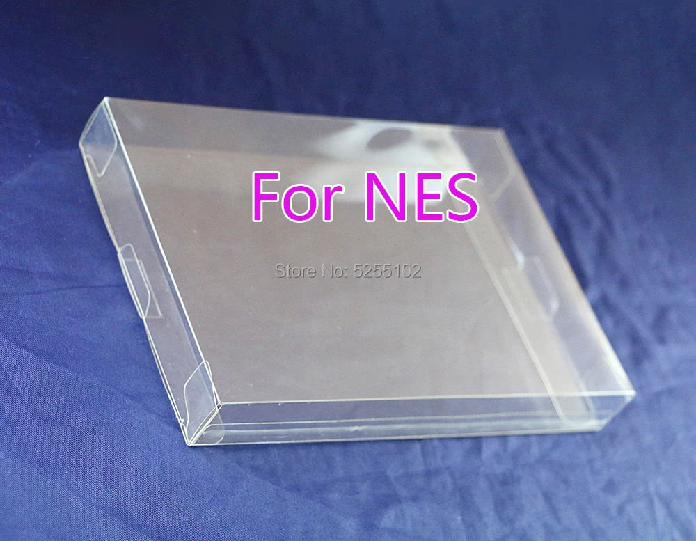 10pcs-plastic-PET-for-NES-Protector-Case-for-Nintendo-game-boxes-Clear ...