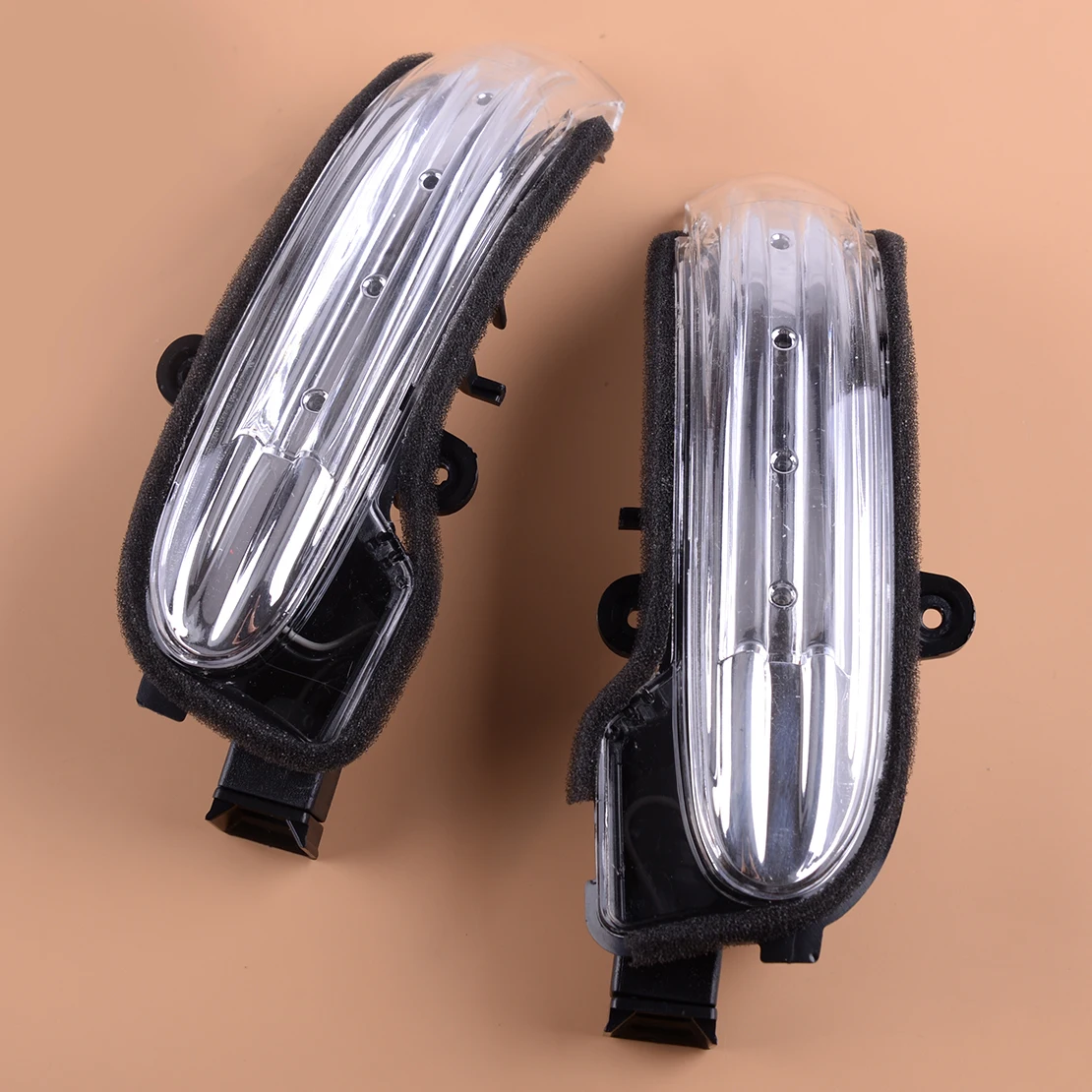 beler 1Pair Door Mirror Turn Signal Light LED 2038201521 2038201621 ABS ...