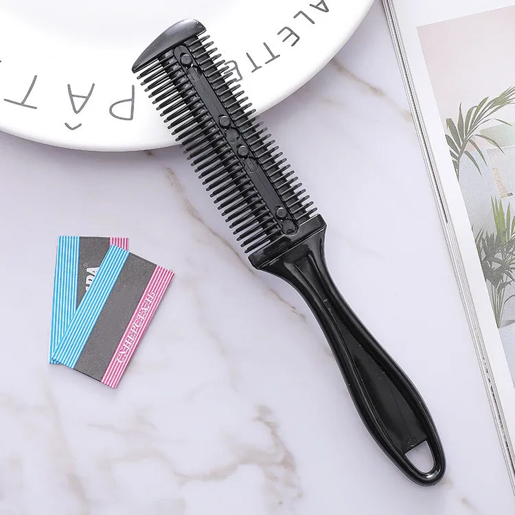 Hair Cut Styling Barber Scissor Razor Magic Blade Comb Hairdressing ...