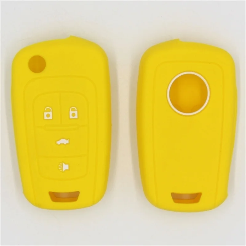 4PC-Silicone-Car-Key-Case-Cover-Flip-Remote-Car-Key-Protector-Skin ...