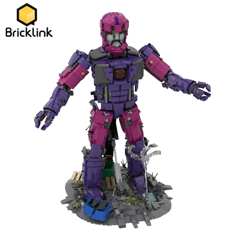 Bricklink 스타 슈퍼 영웅 영화 Figues XMen 센티넬 IScream 클론 로봇 전사 Stormbreaker 빌딩 ...