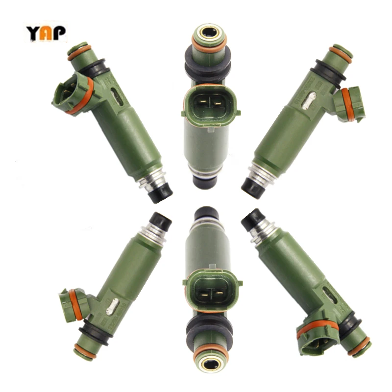 Nuevo inyector de combustible (6) para Toyota Land Cruiser 1FZFE 4.5L ...