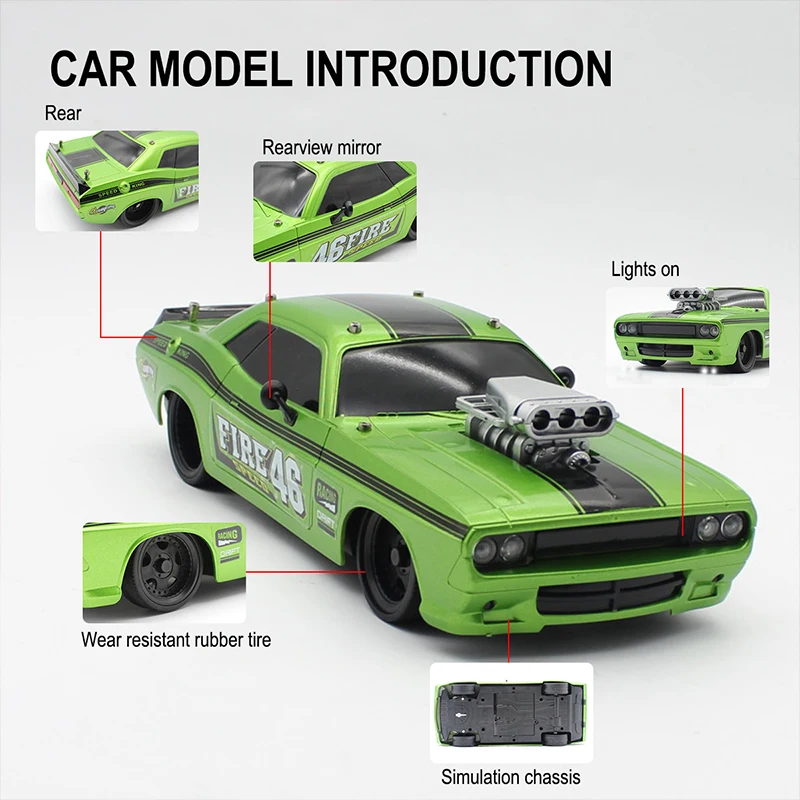 Dodge Charger Nitro Rc Car