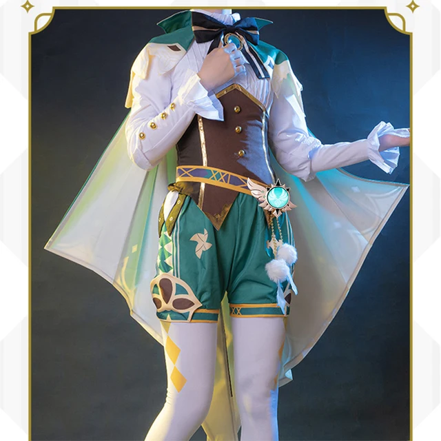 Game Genshin Impact Venti Cosplay Costume - AllCosplay.com