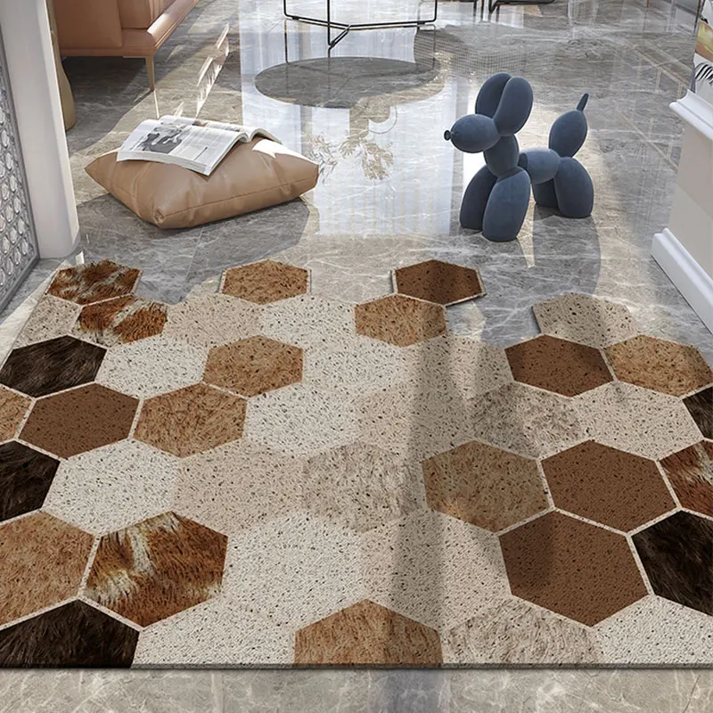 Hexagon-Geometric-Doormat-Kitchen-Bedroom-Mat-Bath-Hallway-Living-Room ...