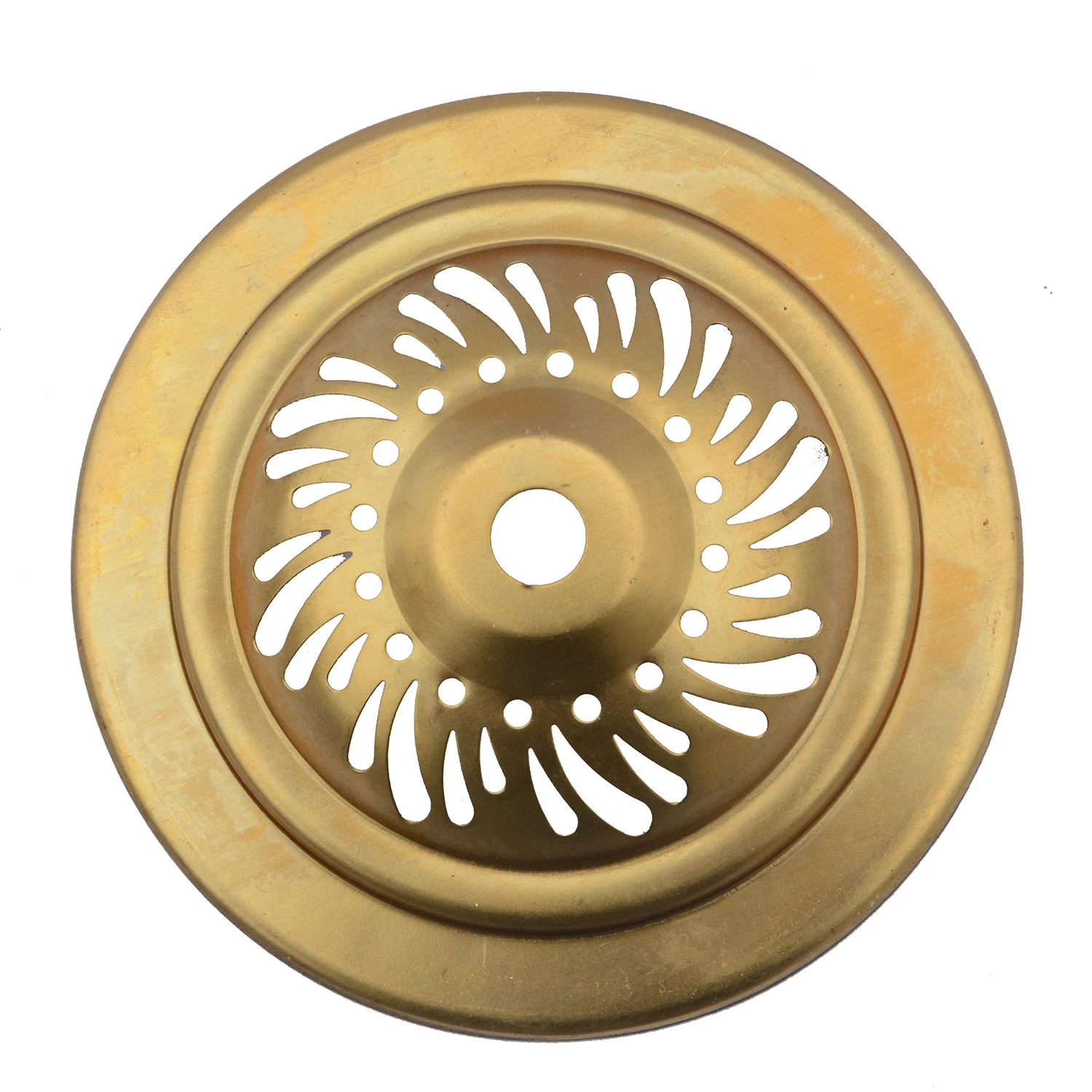 Round-Vented-Brass-Vase-Cap-for-Lamp-Unfinished-Brass-Dia-4in-10cm-10 ...