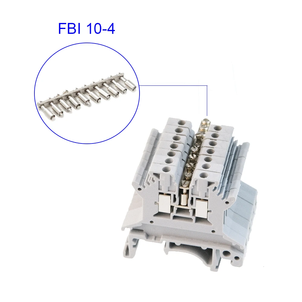 FBI 10 4 Fixed Bridge UK Type Terminal Block Accessories For UK 1.5N ...
