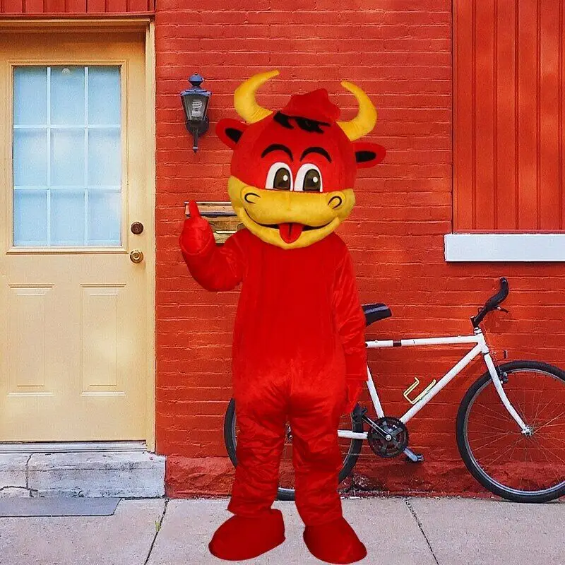 Bull Cosplay Mascot Costume Suits Cosplay Party Game Dress Outfits ...