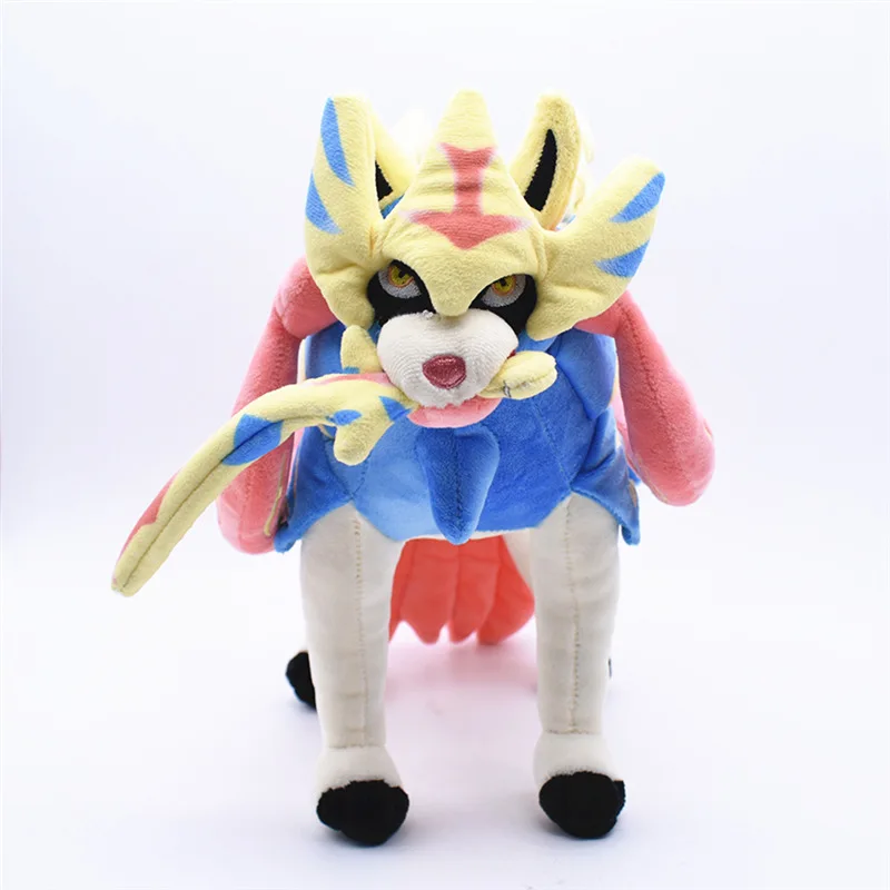 Pokemon Plush Stuffed Animal Toy Zacian Zamazenta Intrepid Sword ...