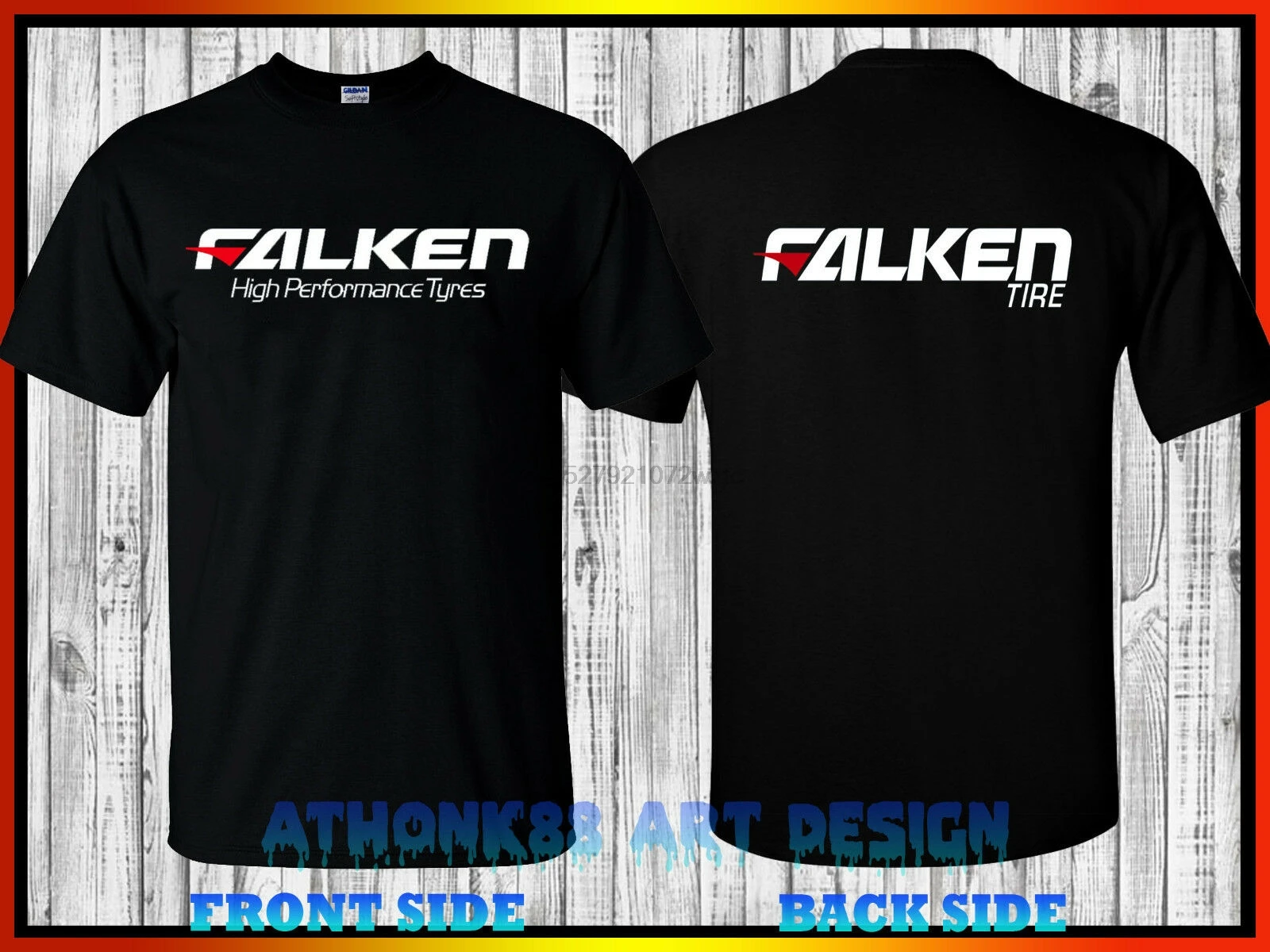 Falken High Performance tyres logo T Shirt| | - AliExpress