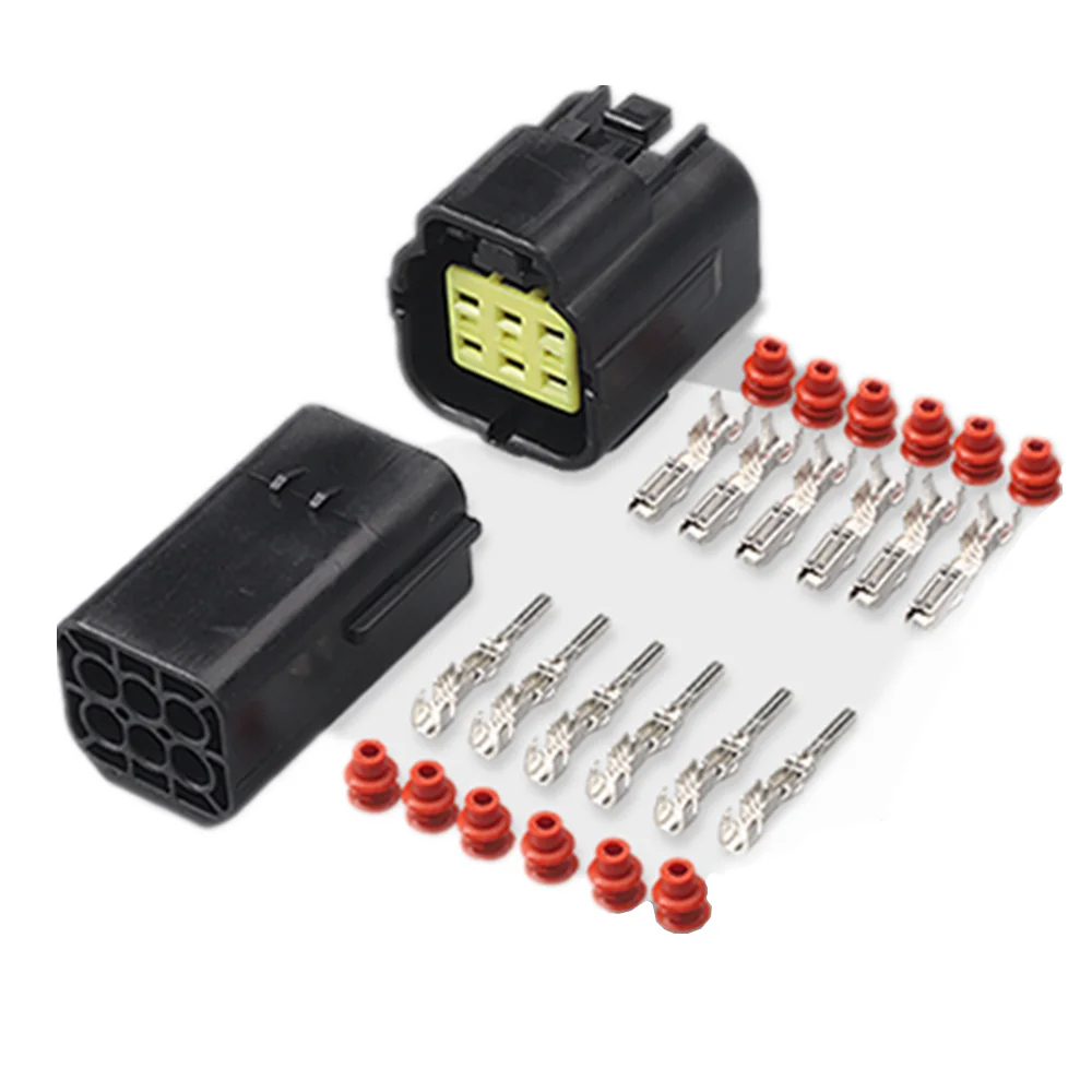 1/5/10/20 세트 6 핀 TE Denso 남성 여성 방수 액셀 페달 센서 커넥터 플러그, 현대 174264 2 174262 ...