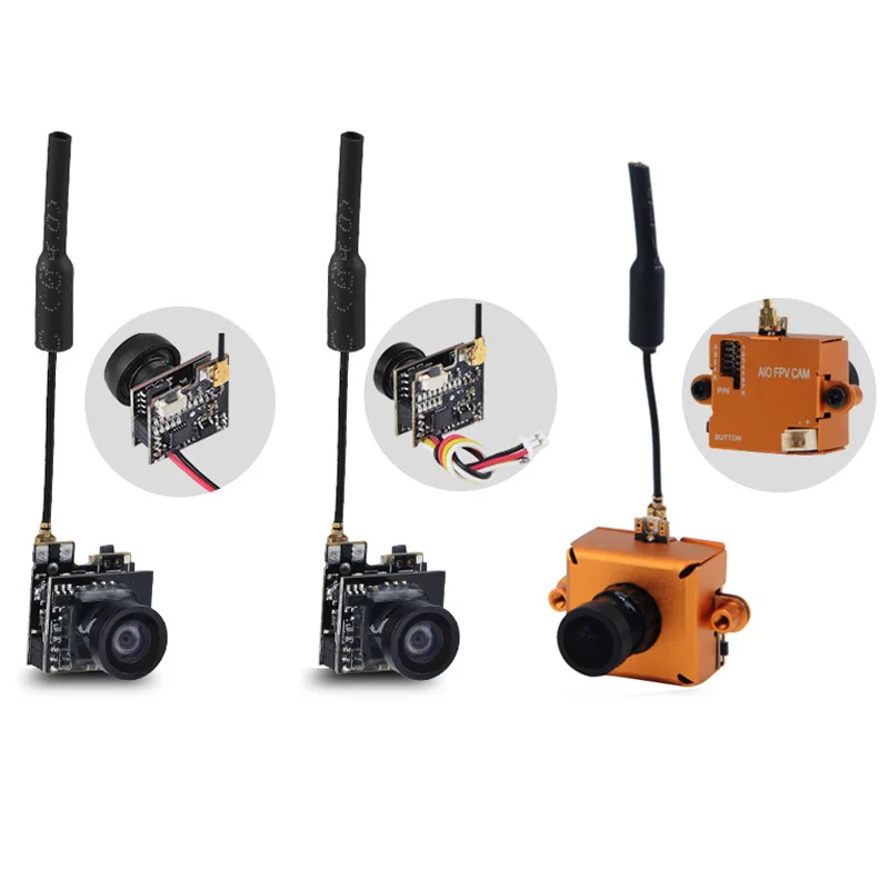 LST-S2+ 5.8G 25MW 40CH 800TVL FPV Micro Camera with OSD Transmitter for ...