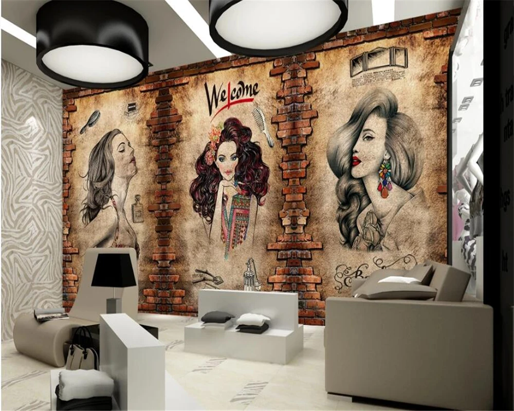 Hair Salon Wallpaper Designs Hair Salon Wall Murals, Hair Salon Wall