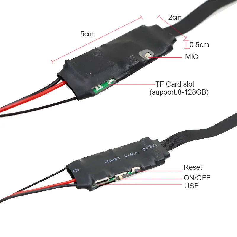 Caméra miniature,Micro caméra secrète WIFI 4K-1080P, Module de ...