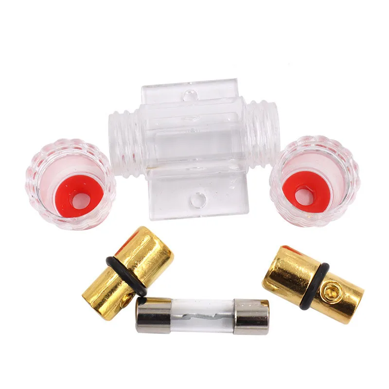 1PCS Car Audio Refit Fuse Holder 8 Gauge 30A-100A 12V Transparency ...