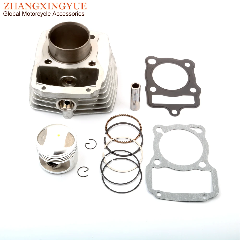 Motorcycle 56.5mm Cylinder Block Kit For Honda Cg125 1980 Jx125 S1/s2 ...
