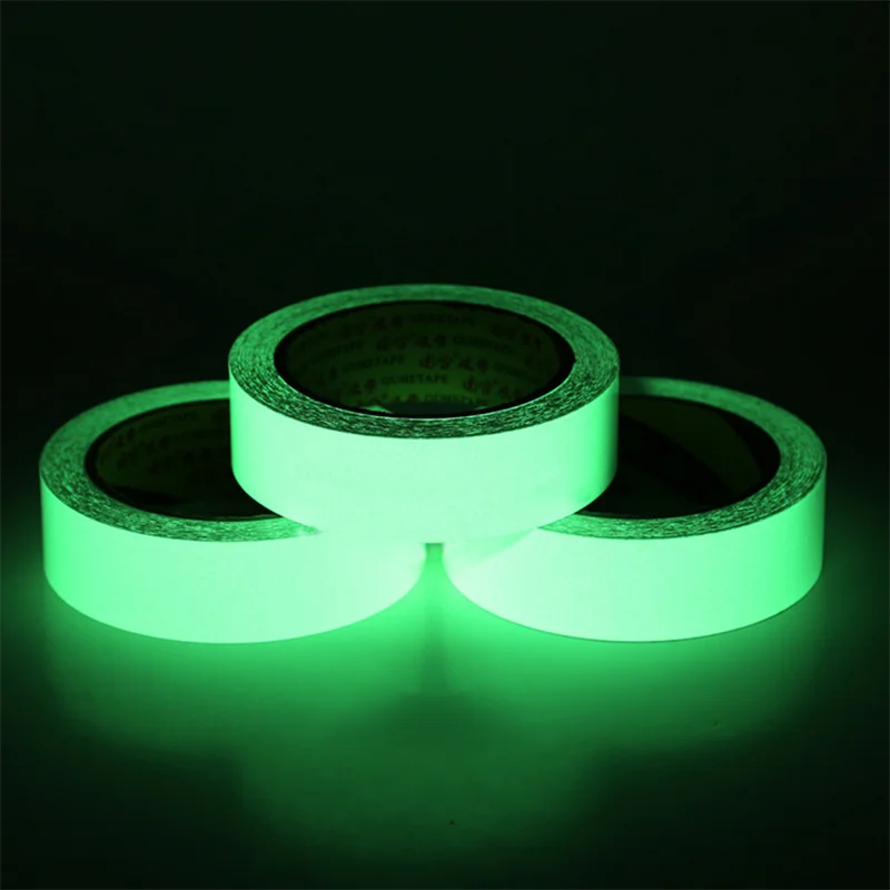 Generic Self-adhesive Luminous Tape Strip Glow In The Dark Green Home ...