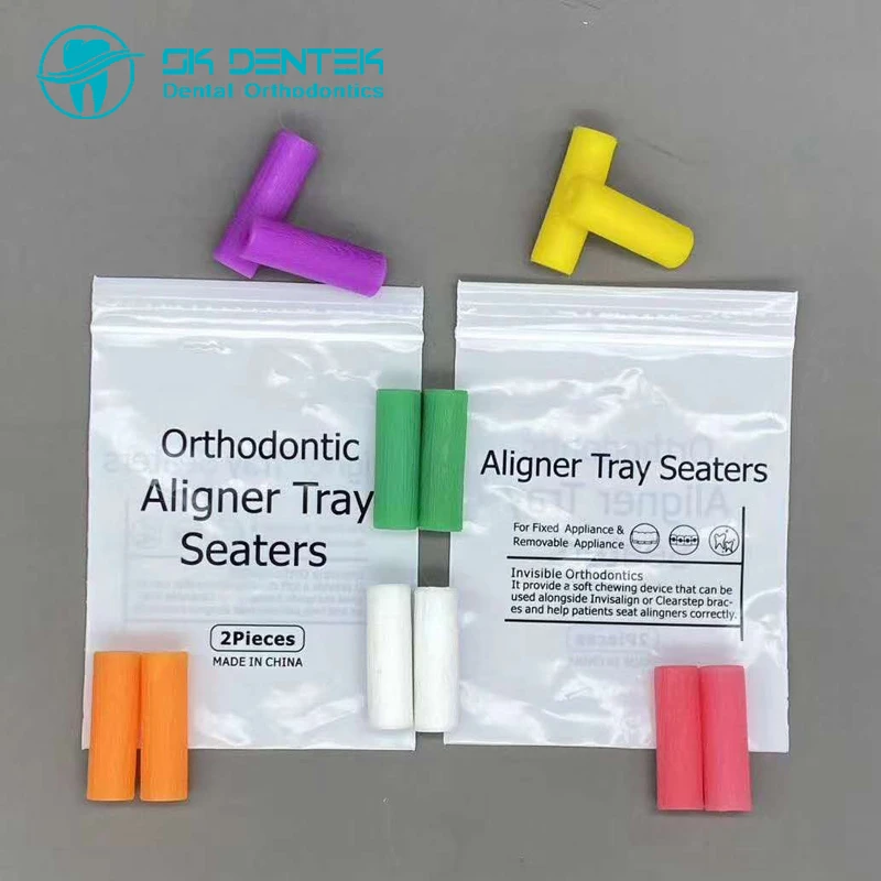 2pcs Dental Orthodontic Aligner Chewies Invisible Retainer Seater Teeth ...