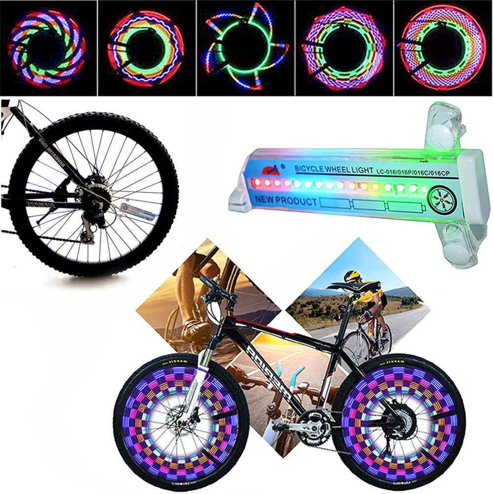 Bike-Spokes-Light-32-LED-Flash-Waterproof-Bicycle-Motorcycle-Tyre-Tire ...
