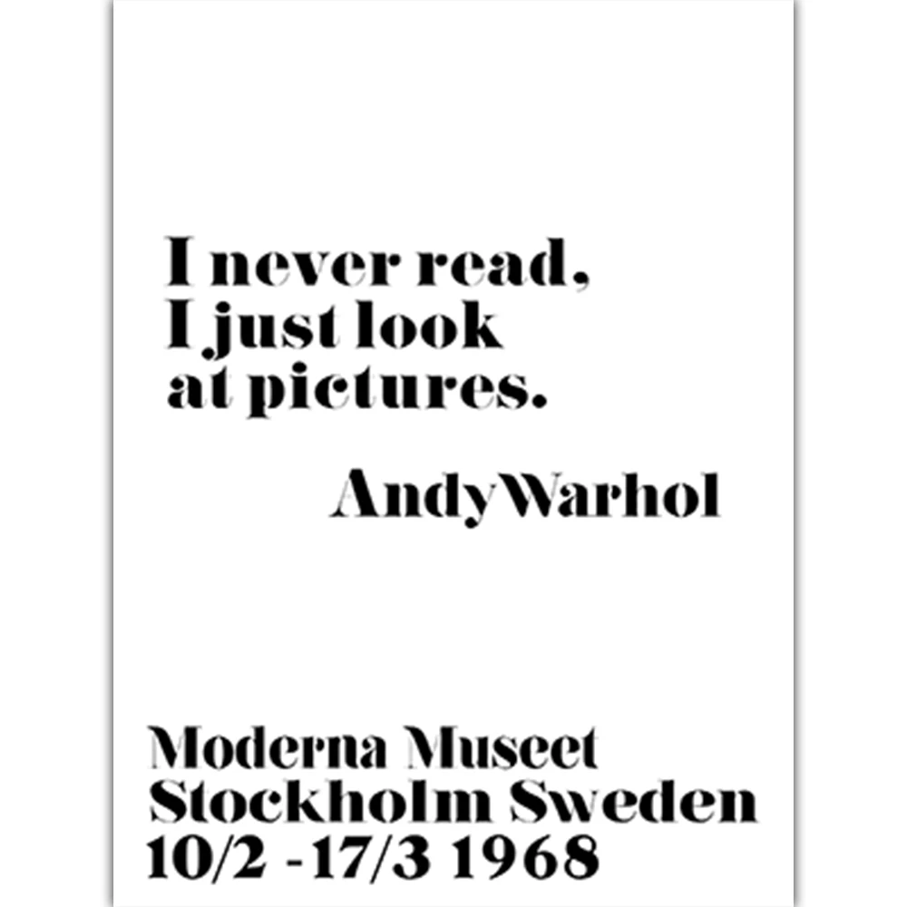 Andy Warhol Quote Posters
