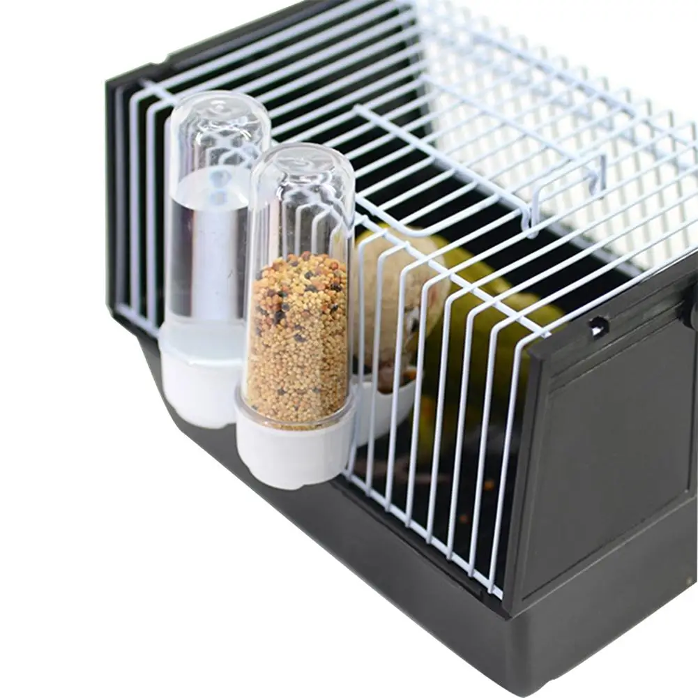 Portable Bird Cage Parrot Transport Cage Plastic and Wire Bird Travel ...