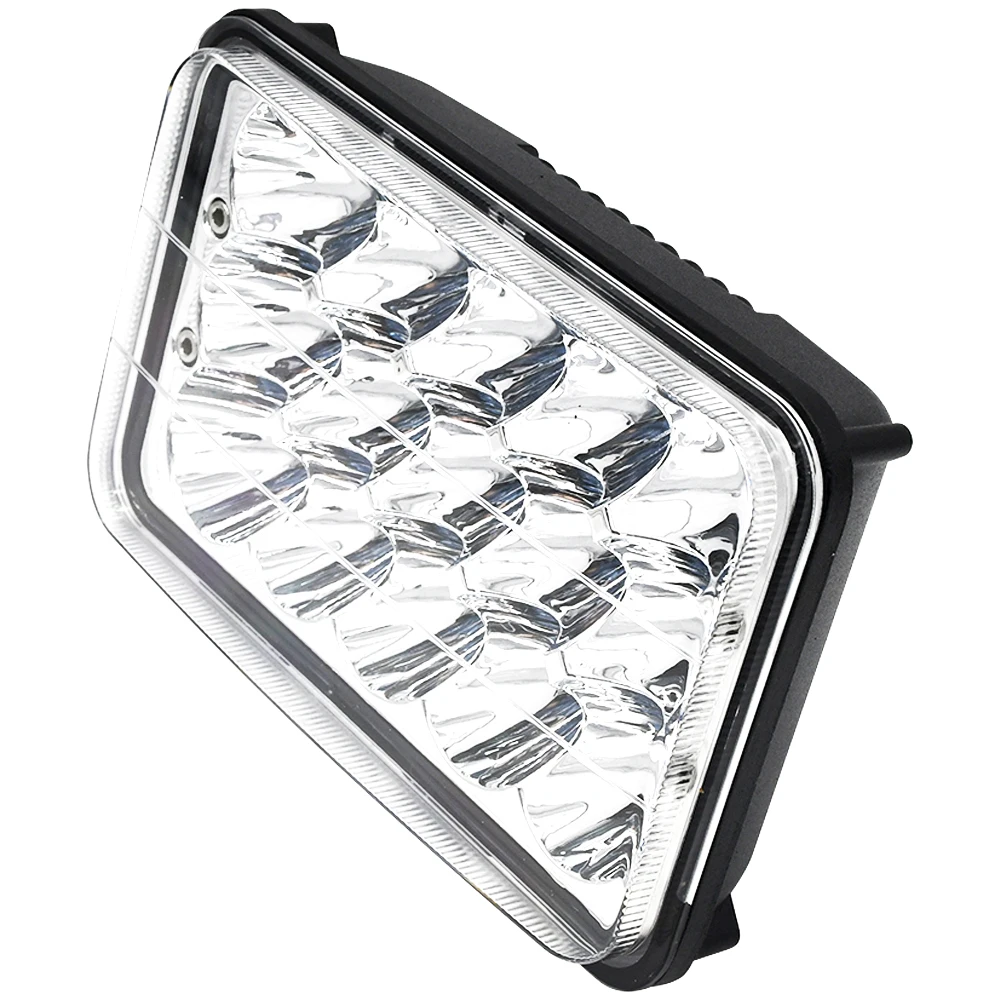 5 Inch Led Lights 15x3w Rectangle 3000lm 12v Sealed Hi/lo Beam 4x6 ...