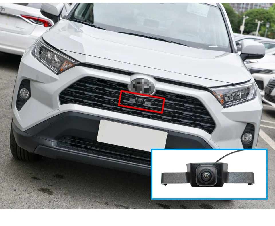 Caméra de recul,Caméra frontale CCD HD 180 degrés pour voiture Toyota ...