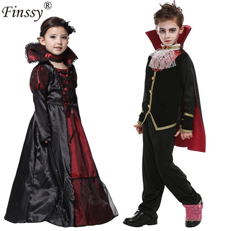 Carnival Costume For Kids Vampire Girls Boys Costumes Vampire Queen ...