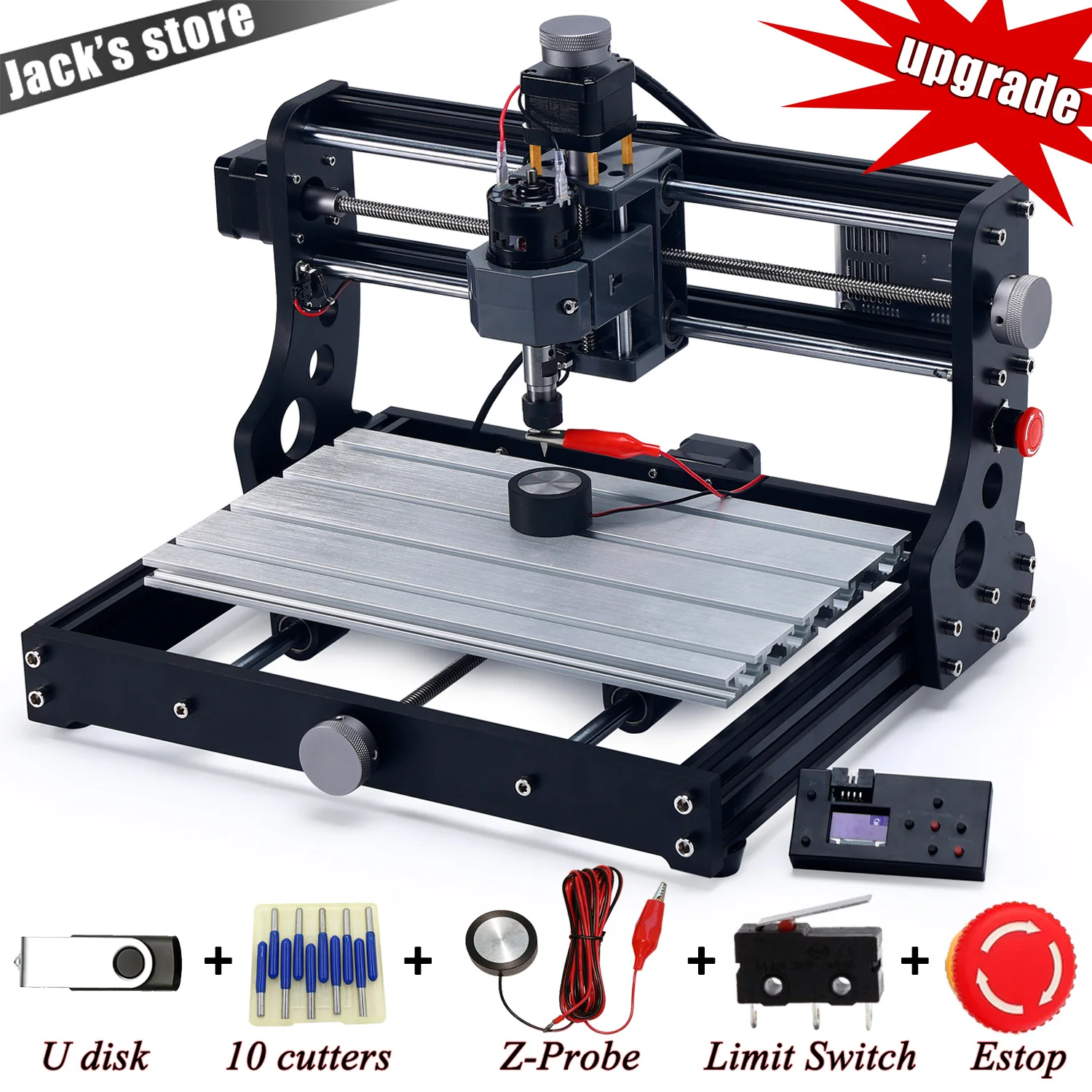 Mostics fresadora CNC 3018 PRO, enrutador de madera, máquina de grabado ...