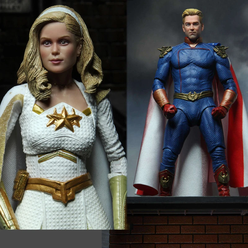 Neca The Boys Figure Starlight & Homelander 7" Ultimate Action Figure ...
