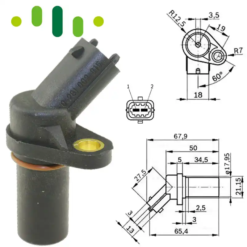 CPS Crankshaft Position Sensor For VOLVO TRUCK D12 FM 9 FM9 FM12 FH12 ...