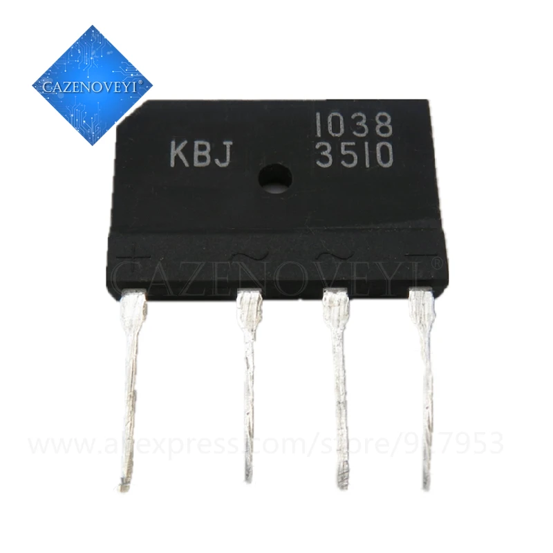 5 unids/lote GBJ3510 KBJ3510 KBJ1508 KBJ1510 KBJ2510 KBJ406G LL25XB60 ...