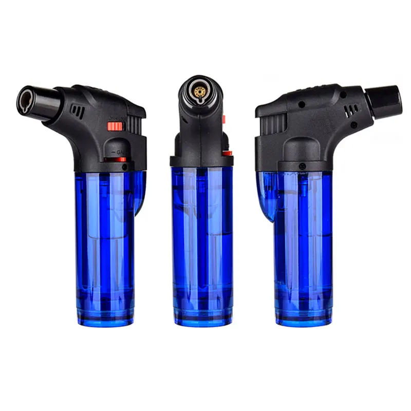 Tobacciana Turbo Blue 2 Flame Torch Butane Refillable Blue Flame Torch ...