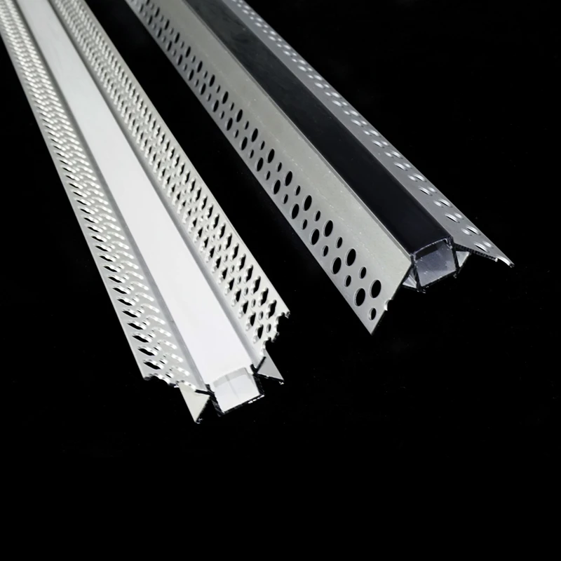 5-30pcs Of 2m 6.6ft Trimless Drywall Plaster Recessed 12mm Pcb ...