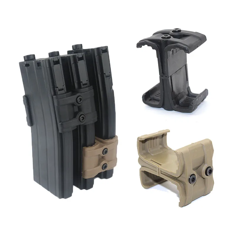 Military-Tactical-Clip-Rifle-Double-Magazine-Parallel-Connector-for-M4 ...