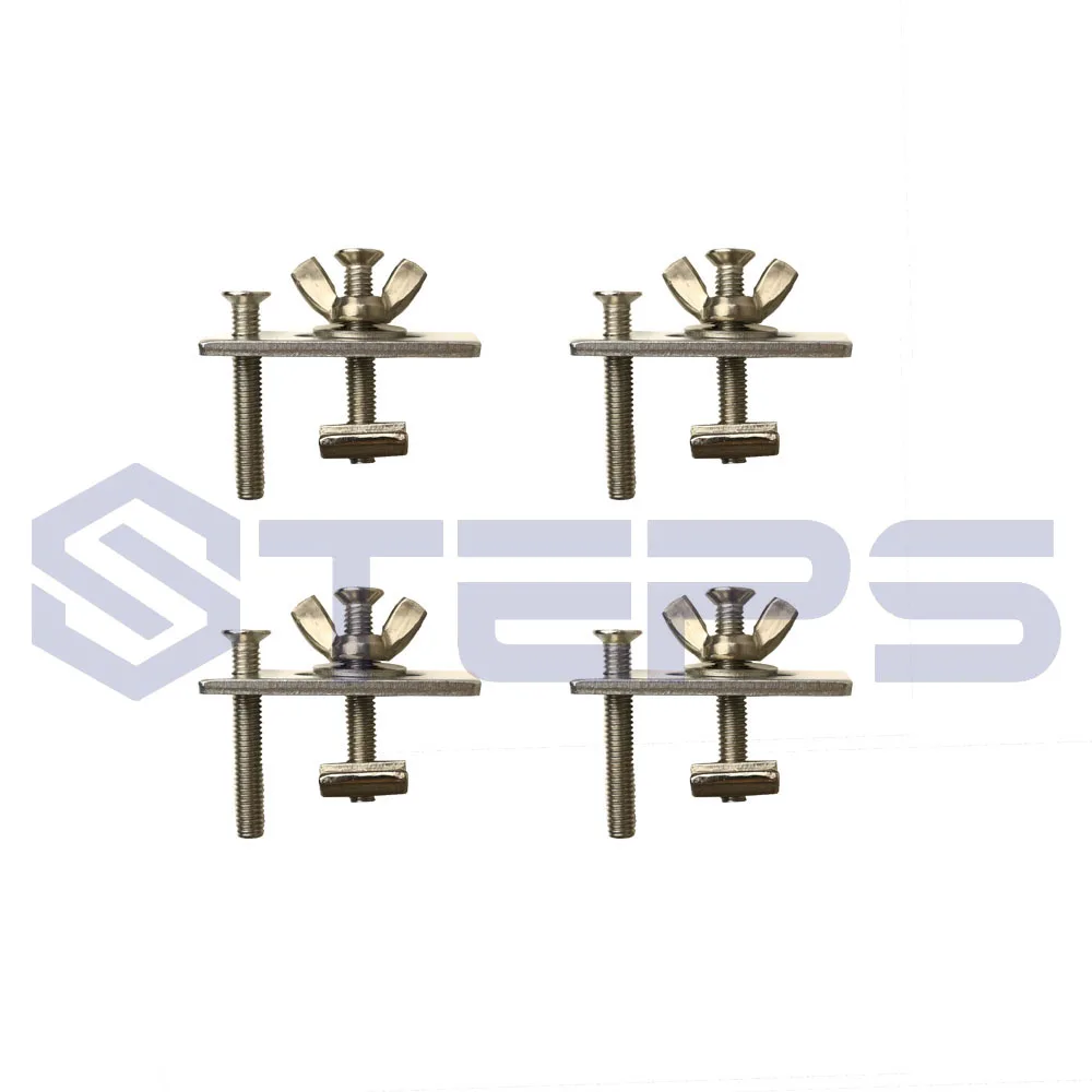 T-track Hold Down Clamp Kit 4pcs For 3018 Cnc Engraving Machine T-slot Bottom Plate Woodworking ...