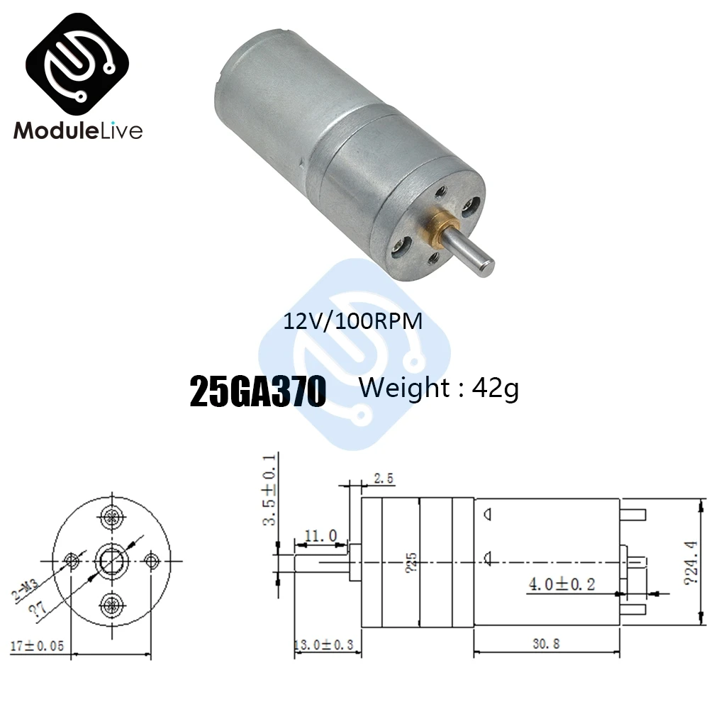 Getriebemotoren Elektromotoren Getriebe Getriebemotor GA25YN370 1 Stück ...