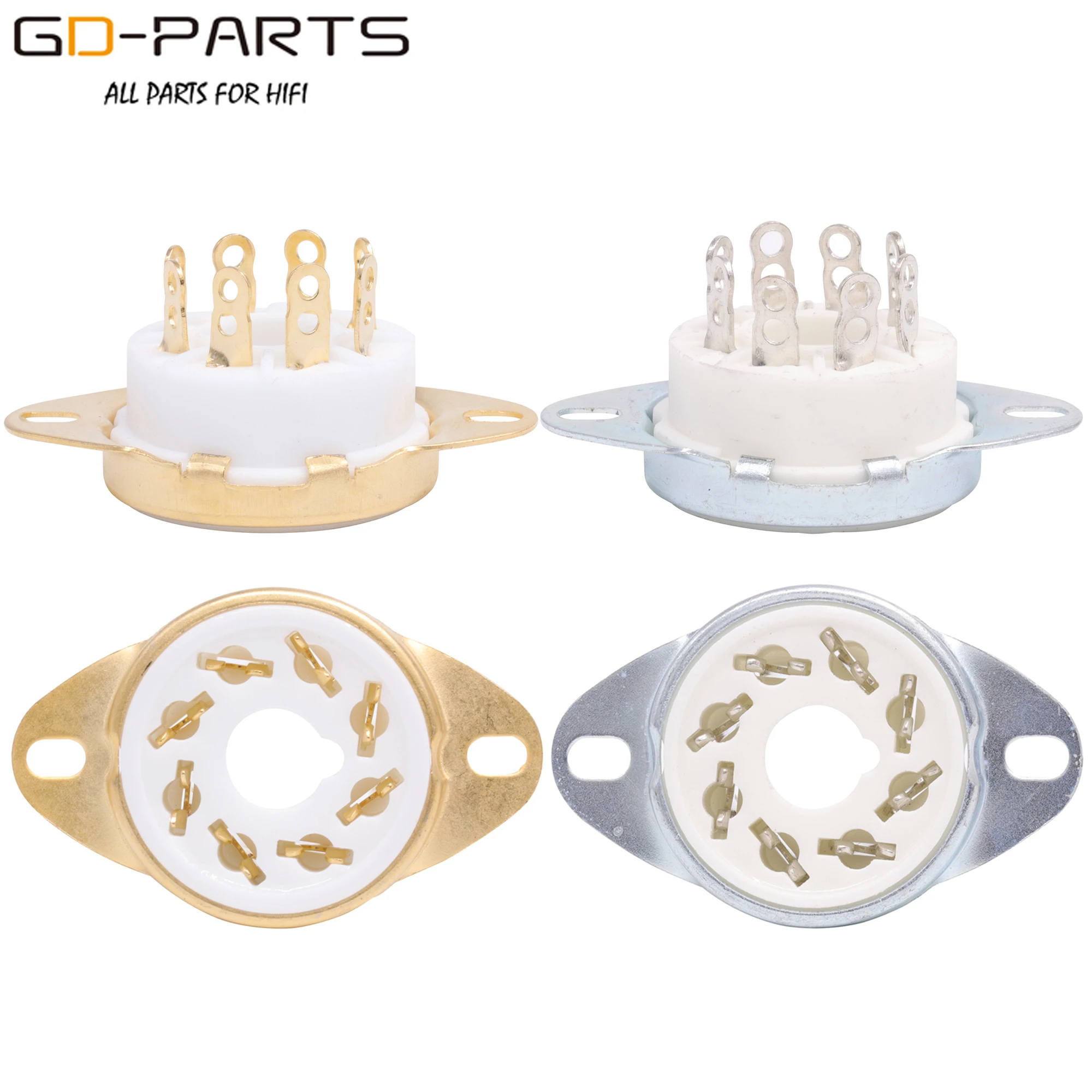 Chassis Mount K8A 8Pin Octal Ceramic Vacuum Tube Socket Valve Base For ...