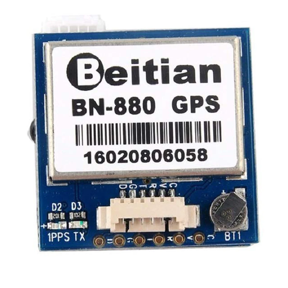 Bn-880 Gps Module U8 With Flash Hmc5883 Compass + Gps Active Antenna Support Gps Glonass Beidou ...